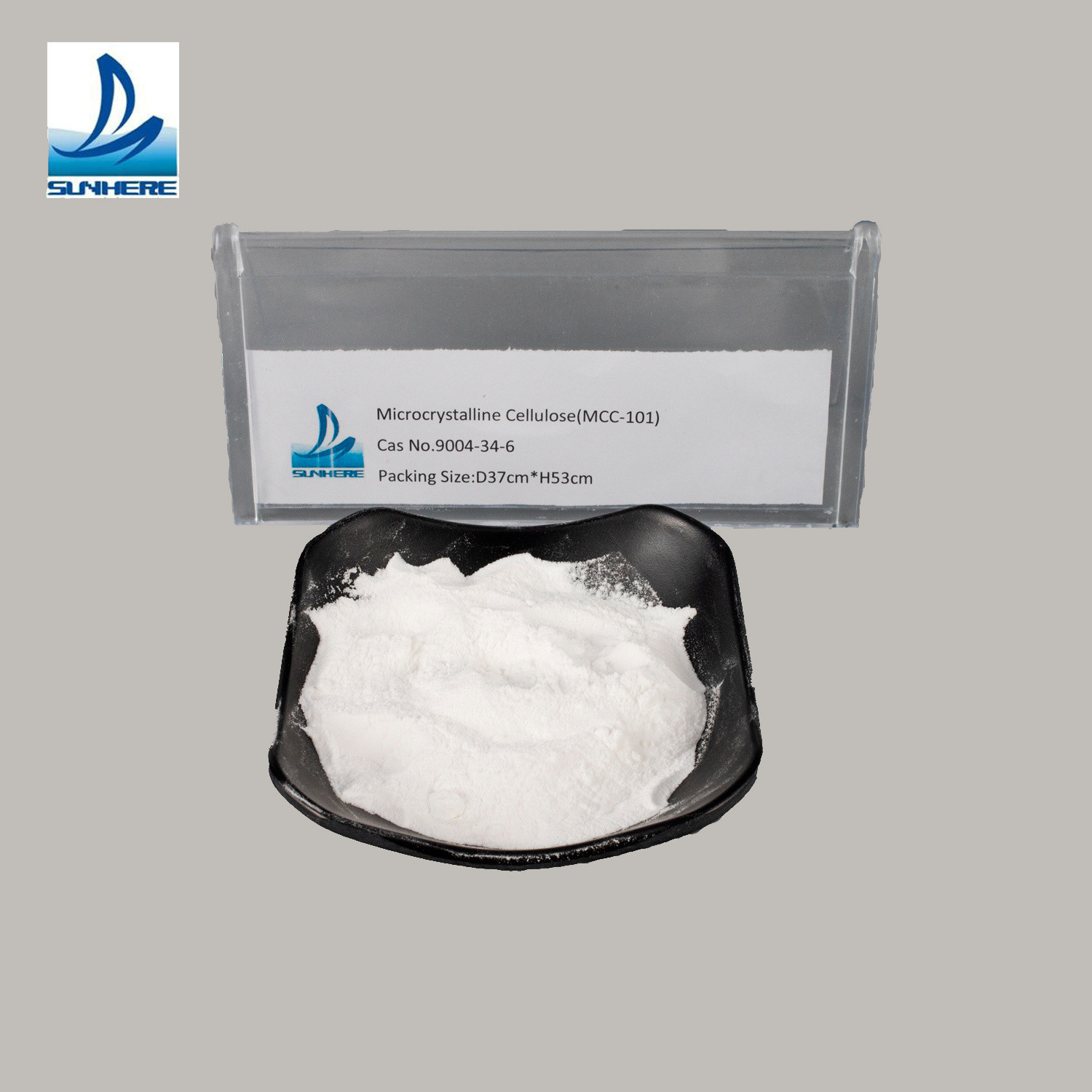 Cellulosa microcristallina MCC101 in polvere da 20 kg, certificata ISO